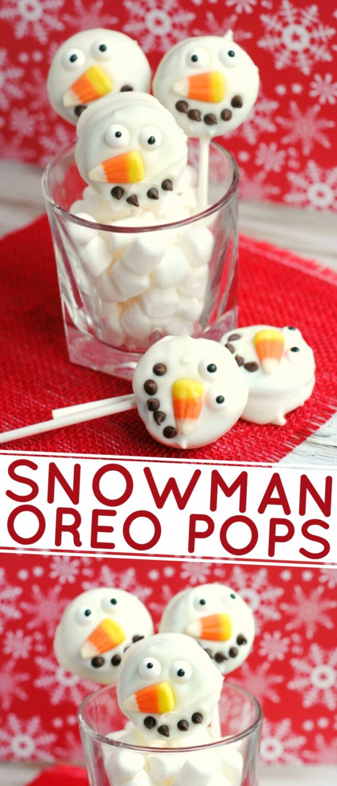 Snowman Oreo Pops - Frugal Mom Eh!
