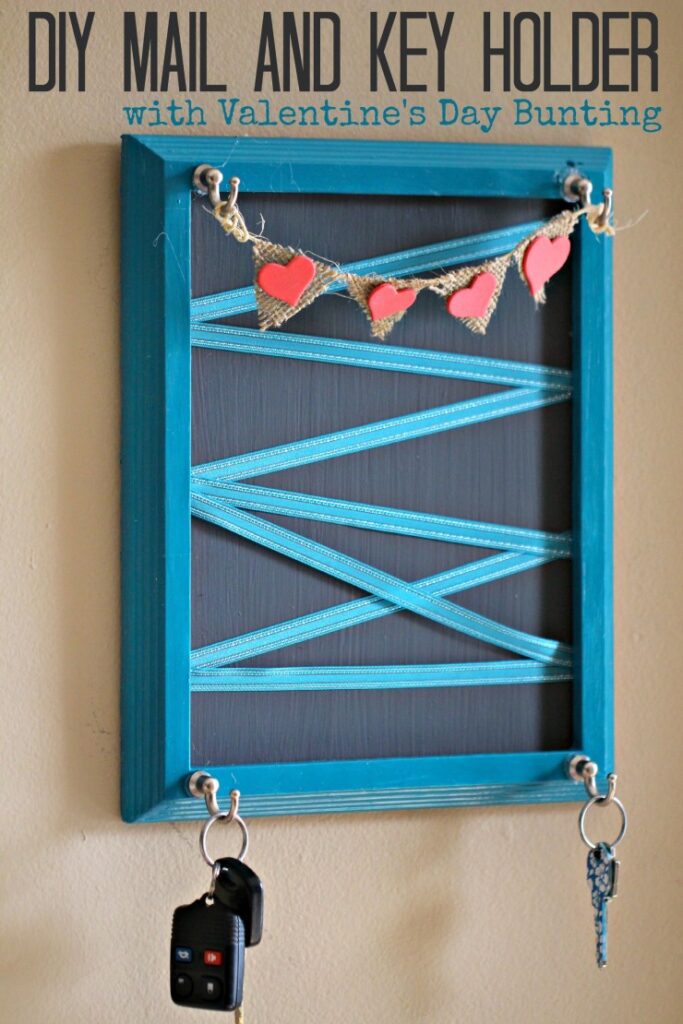 DIY Mail and Key Holder - Frugal Mom Eh!