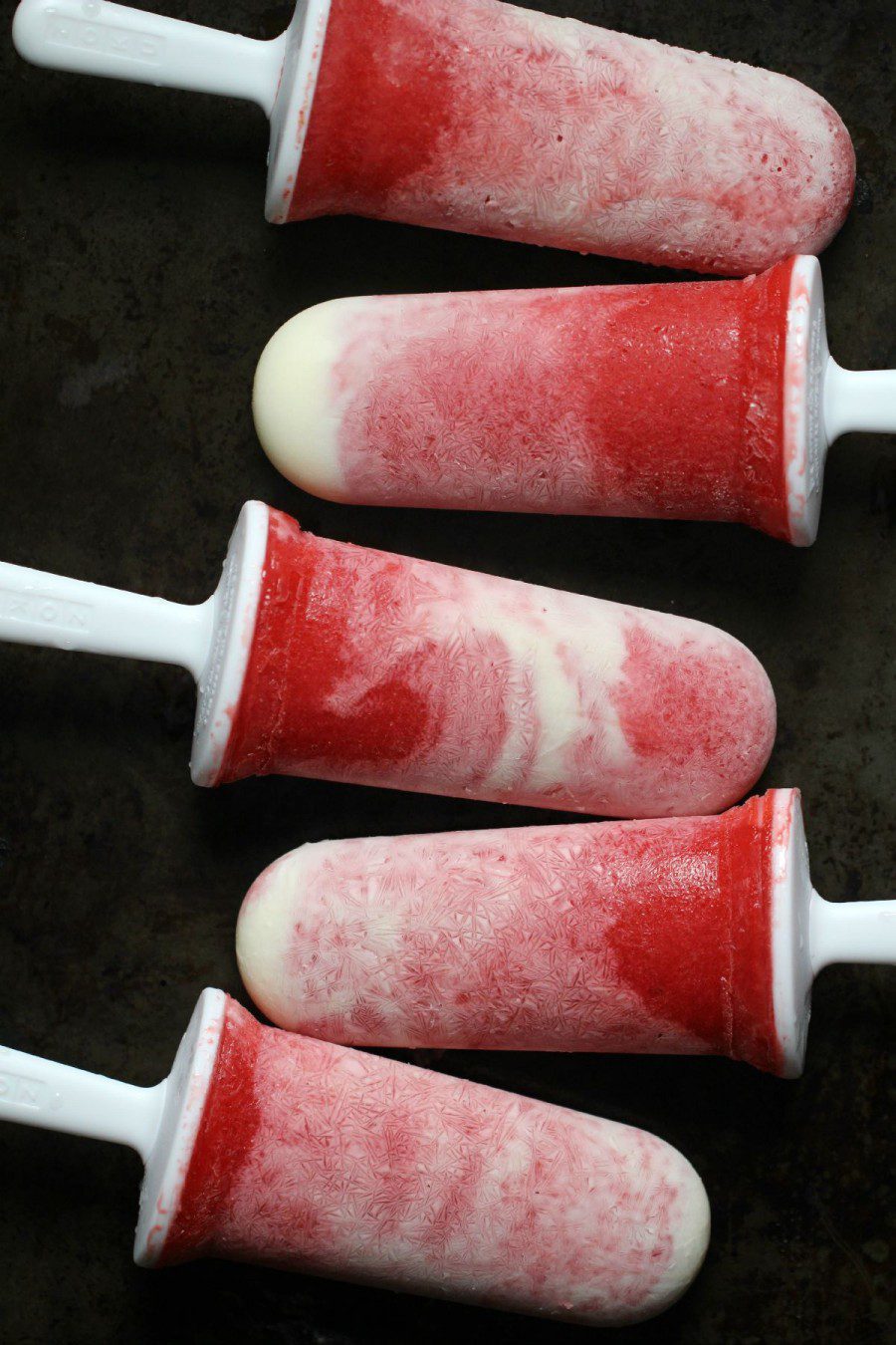 Strawberries & Cream Ice Pops - Frugal Mom Eh!