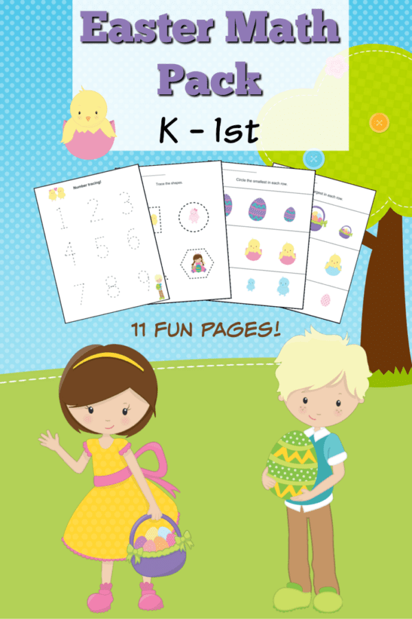 Easter Themed Kindergarten Math Worksheets - Frugal Mom Eh!