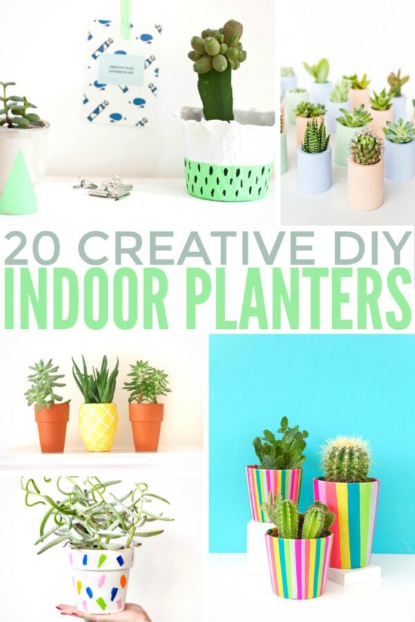 20 Creative DIY Indoor Planters You'll Love - Frugal Mom Eh!