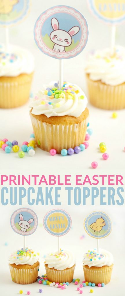Free Printable Easter Cupcake Toppers - Frugal Mom Eh!