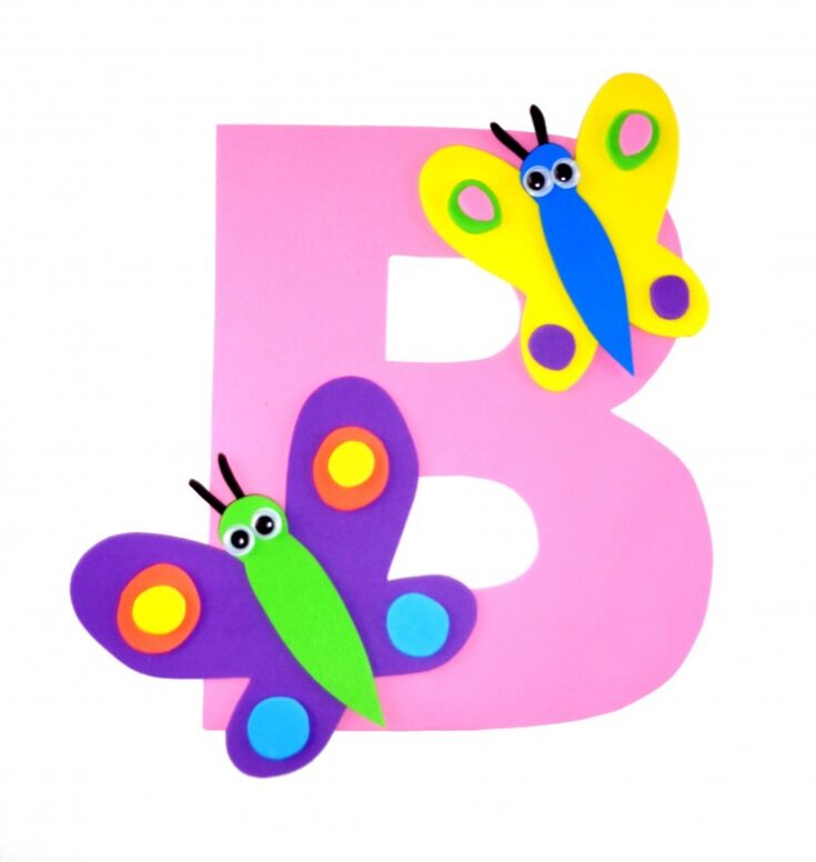 Alphabet Crafts For Kids: B is for Butterfly - Frugal Mom Eh!
