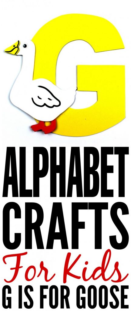 Alphabet Crafts for Kids: G is for Goose - Frugal Mom Eh!