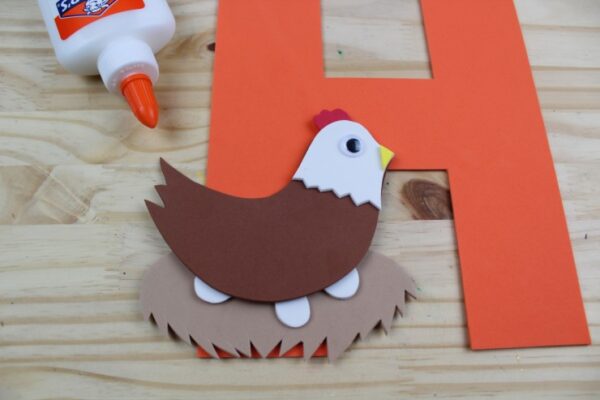 Alphabet Crafts for Kids: H is for Hen - Frugal Mom Eh!