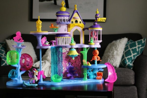 My Little Pony: The Movie – Canterlot and Seaquestria Castle - Frugal ...