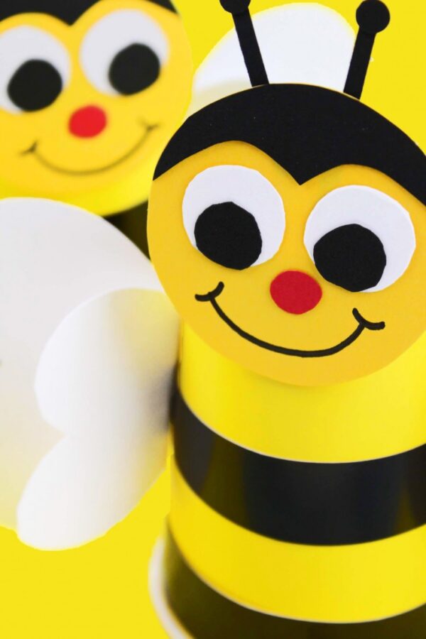 Bumble Bee Cup Craft - Frugal Mom Eh!