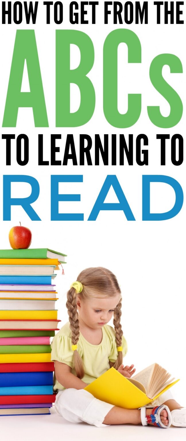 How to Get from the ABCs to Learning to Read - Frugal Mom Eh!