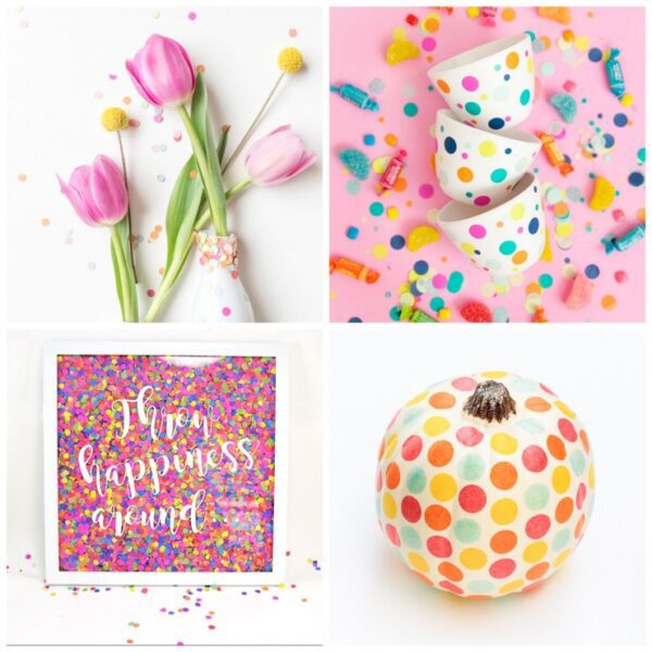 20 DIY Confetti Decorations for your Home - Frugal Mom Eh!