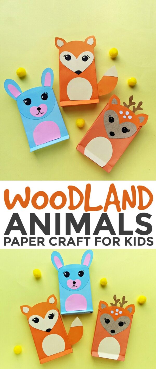 Woodland Animals Paper Craft - Frugal Mom Eh!