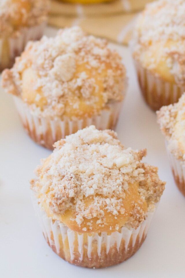 Lemon Crumble Muffins - Frugal Mom Eh!