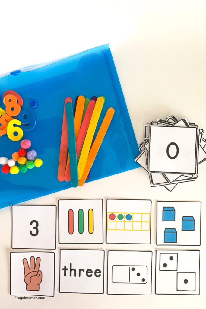 Number Sense Busy Bag with free printables - Frugal Mom Eh!