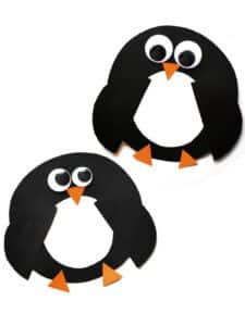 Simple Shape Paper Penguin Craft - Easy Winter Craft for Kids