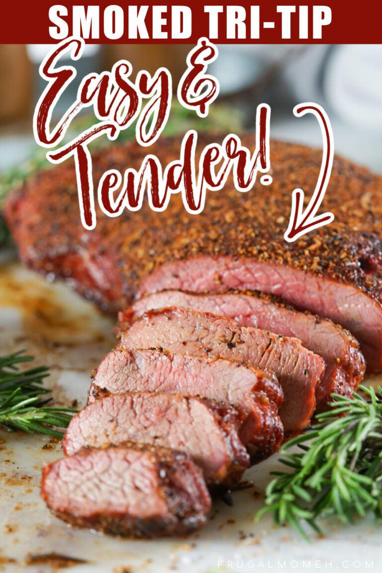 Smoked Tri-Tip Recipe - How to Smoke Beef Roast - Frugal Mom Eh!