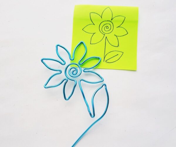 DIY Flower Wire Bookmarks -Easy Wire Craft - Frugal Mom Eh!
