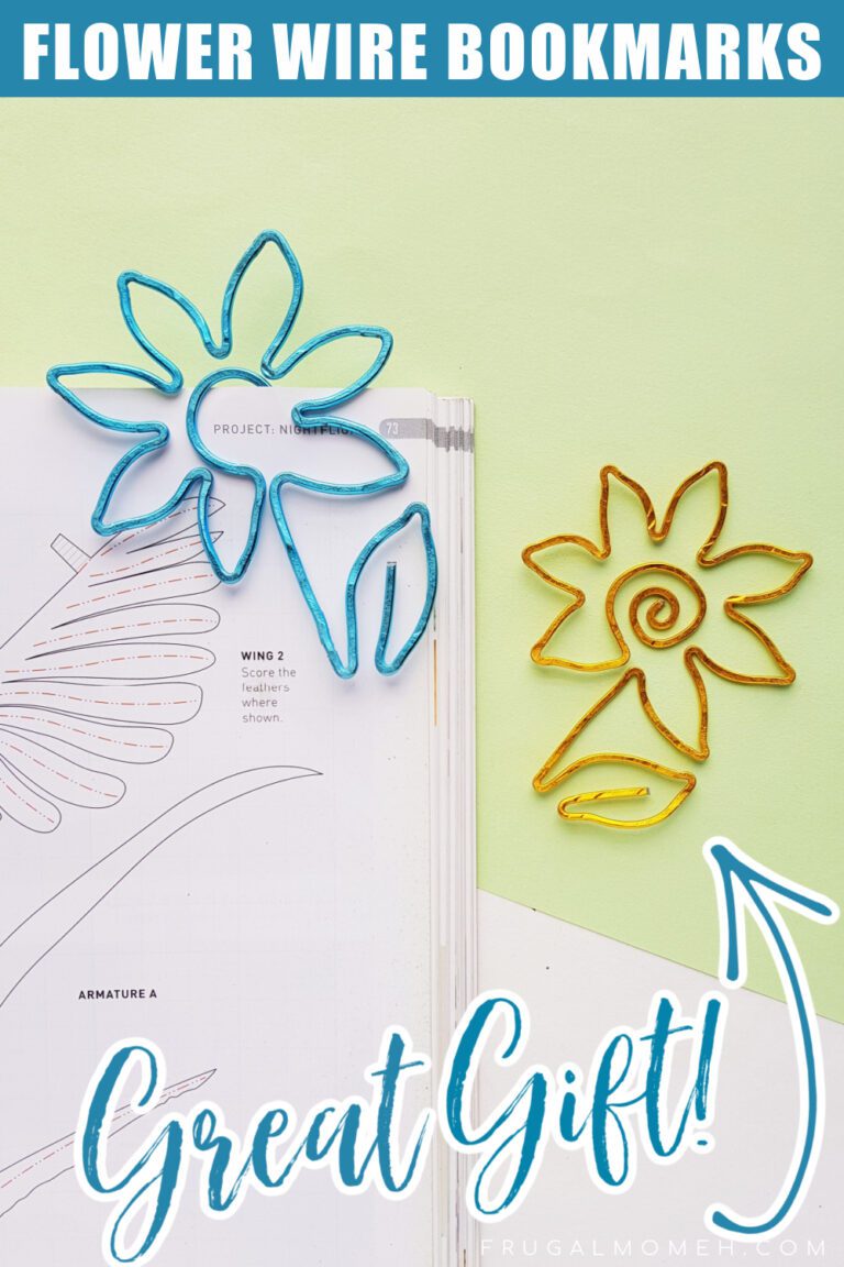 DIY Flower Wire Bookmarks -Easy Wire Craft - Frugal Mom Eh!
