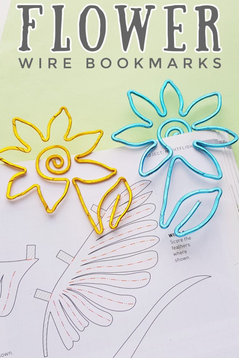 DIY Flower Wire Bookmarks -Easy Wire Craft - Frugal Mom Eh!