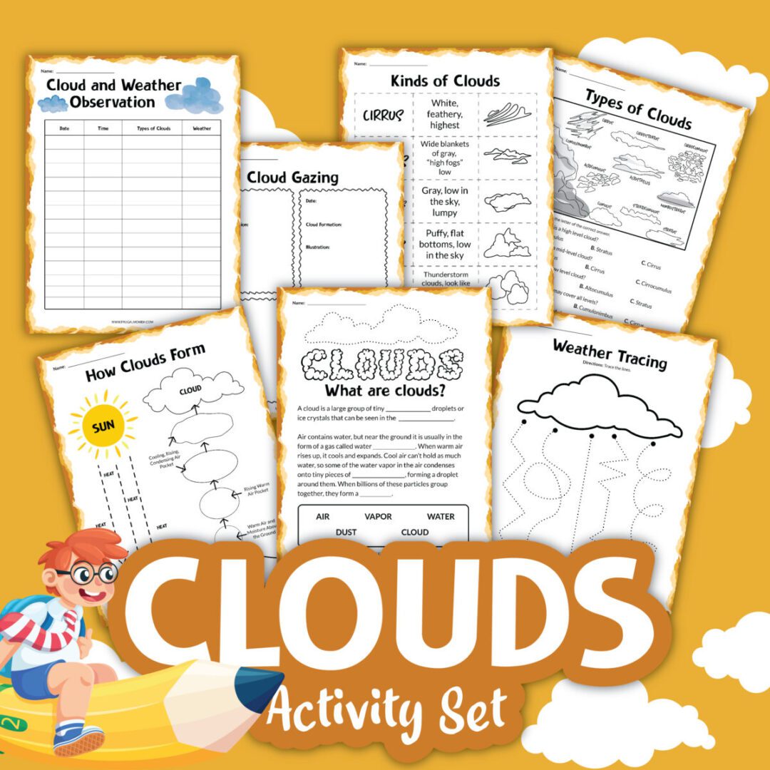 Free Printable Clouds Activity Sheets - Frugal Mom Eh!