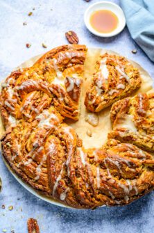 Maple Pecan Bread Wreath Recipe - Frugal Mom Eh!