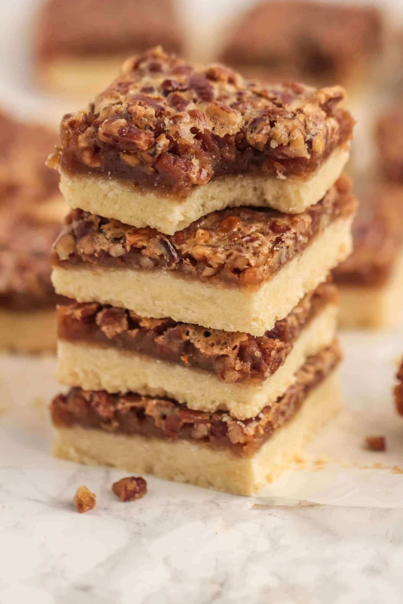 Pecan Pie Bars Recipe (No Corn Syrup) - Frugal Mom Eh!