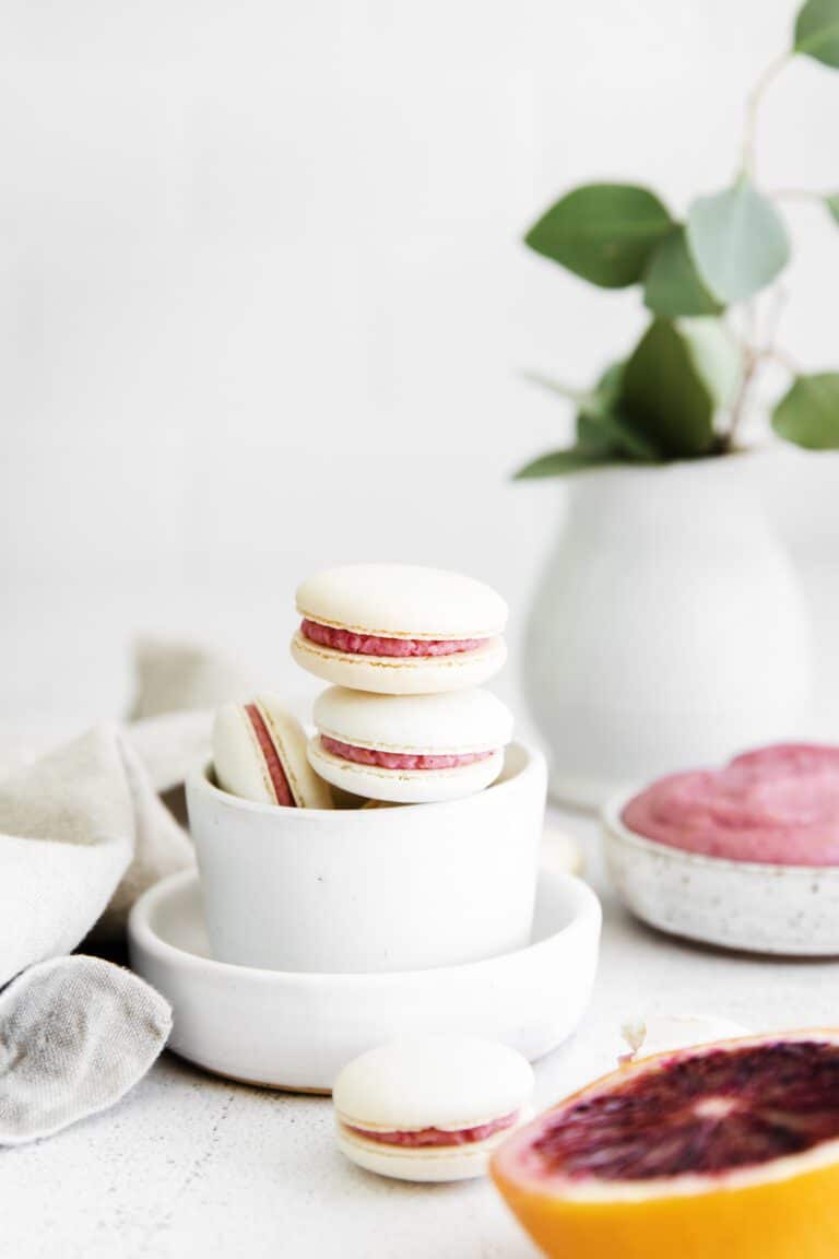 Blood Orange Macarons Recipe - Frugal Mom Eh!