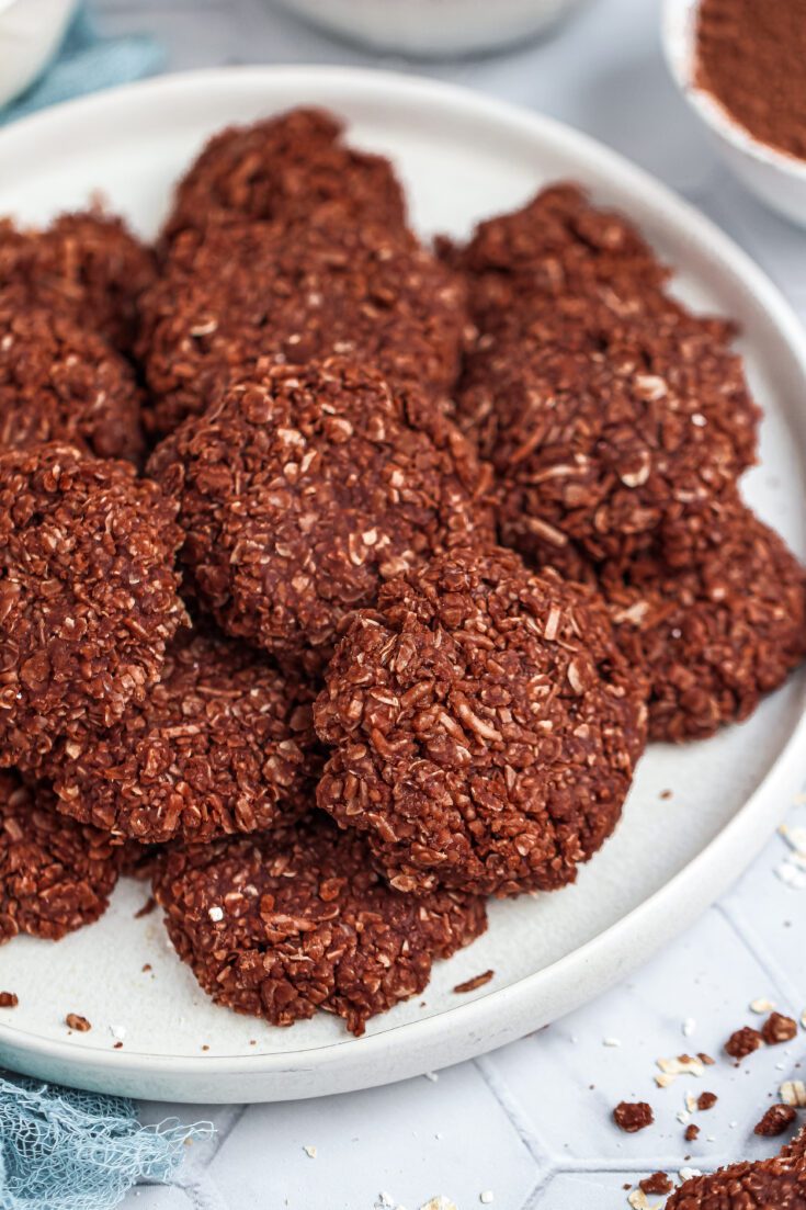 No Bake Chocolate Haystack Cookies Recipe - Frugal Mom Eh!