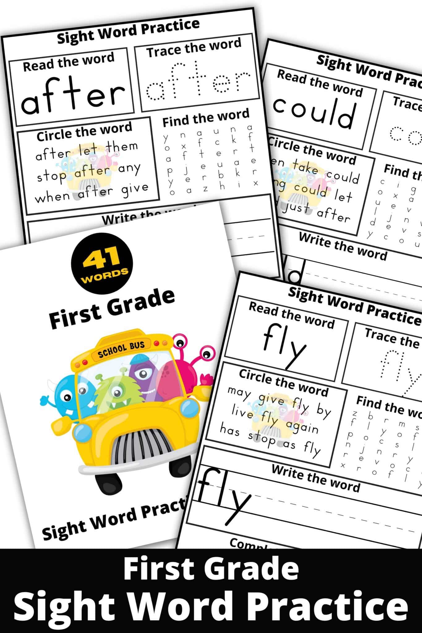 Free Printable First Grade Sight Word Practice Sheets - Frugal Mom Eh!