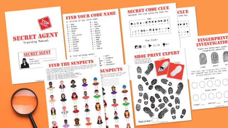 Free Printable Secret Agent Training Manual - Frugal Mom Eh!