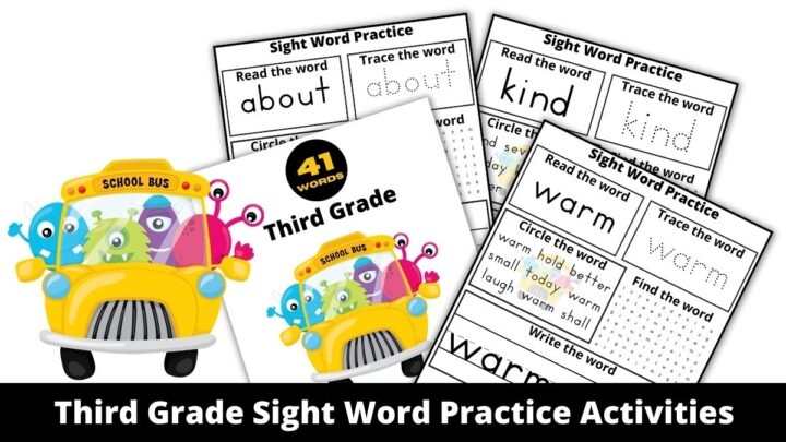 Free Printable Third Grade Sight Word Practice Sheets - Frugal Mom Eh!