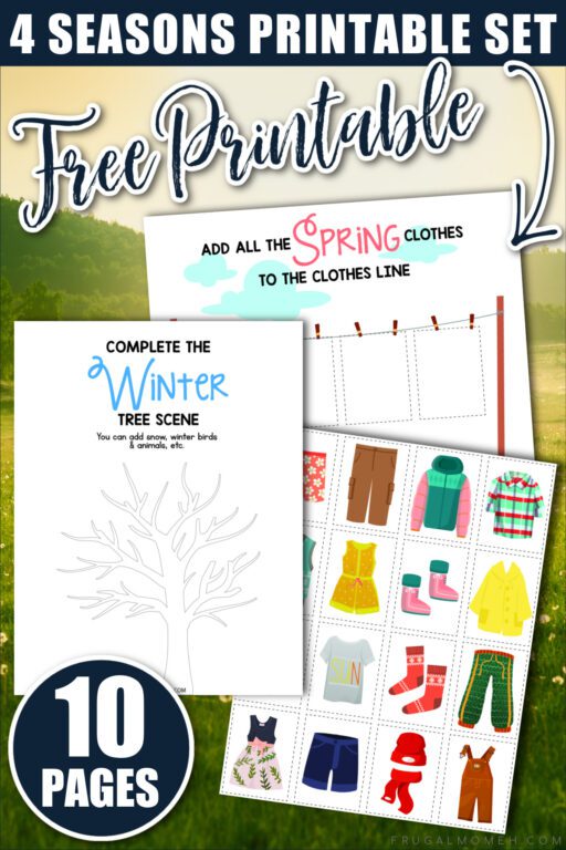 Free Printable Four Seasons Worksheets - Frugal Mom Eh!