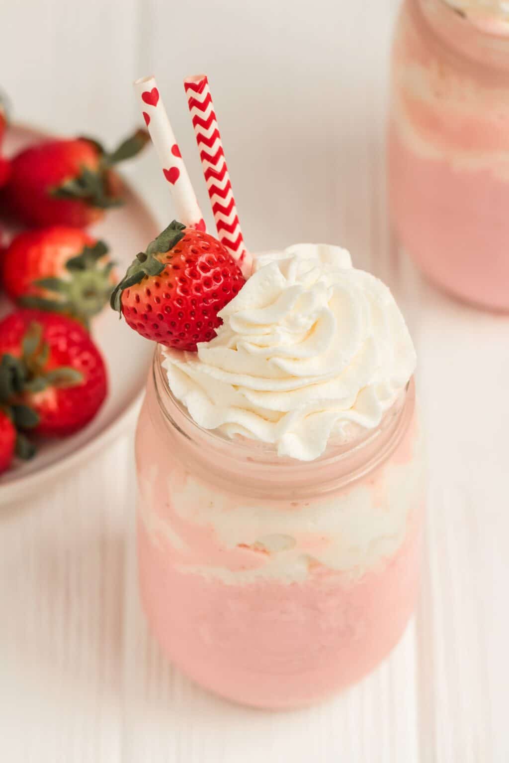 Fresh Strawberry Milkshake Recipe - Frugal Mom Eh!
