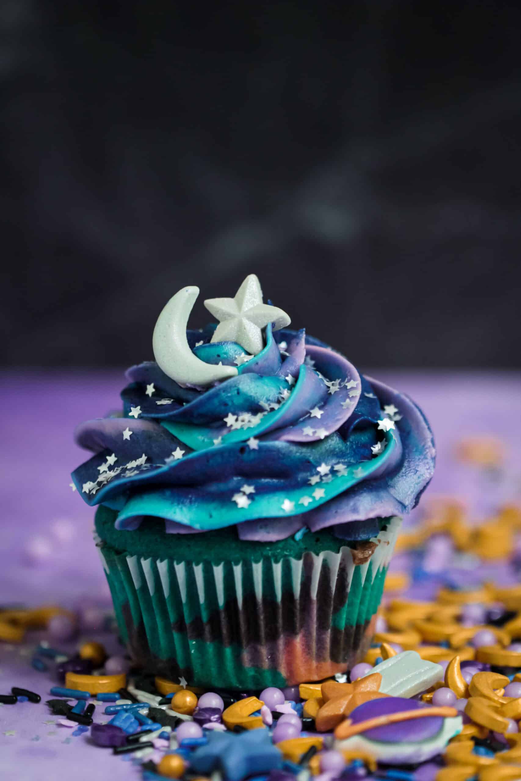 Galaxy Cupcakes Recipe - Frugal Mom Eh!