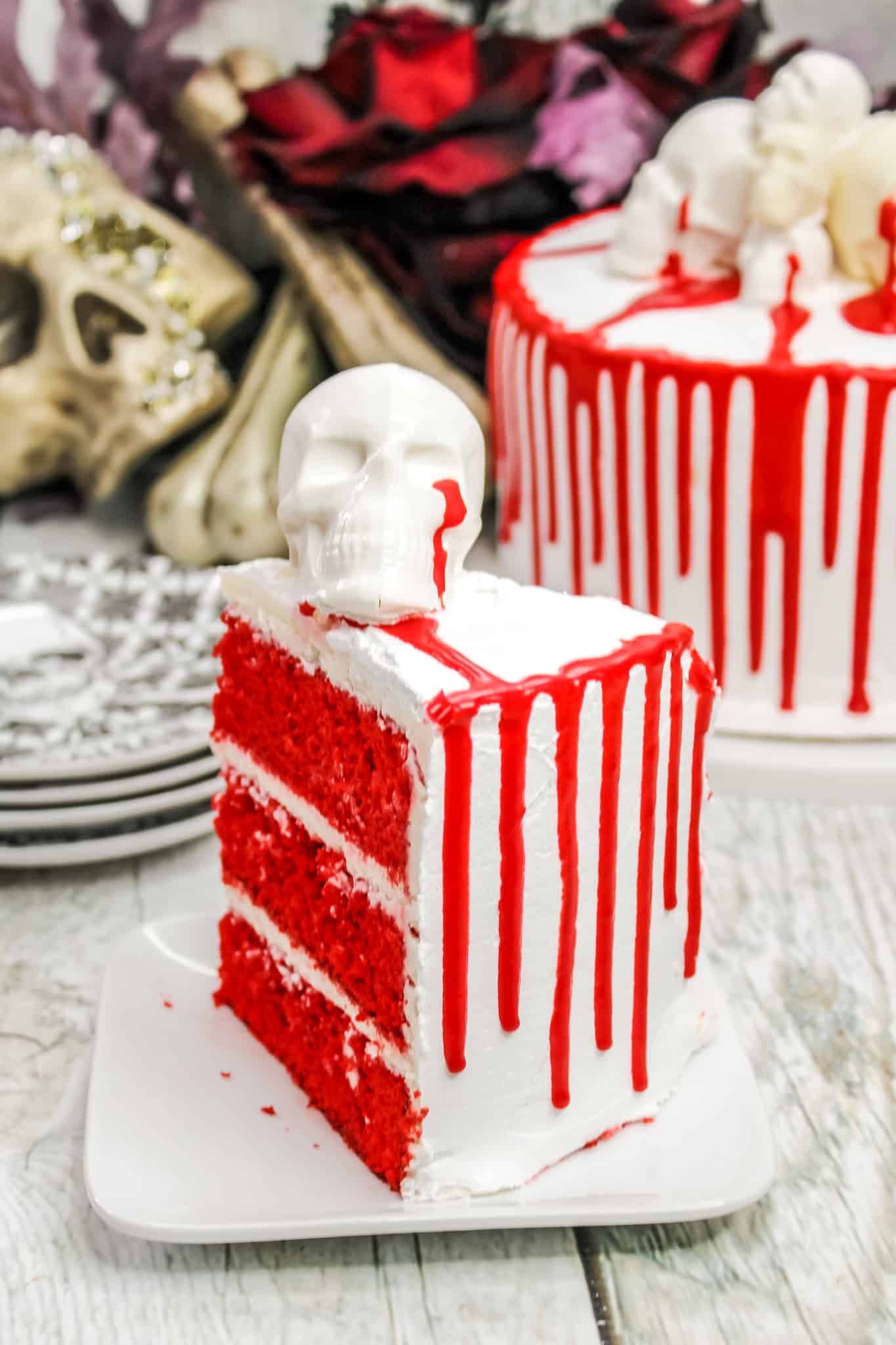 Bloody Skull Cake Recipe - Frugal Mom Eh!