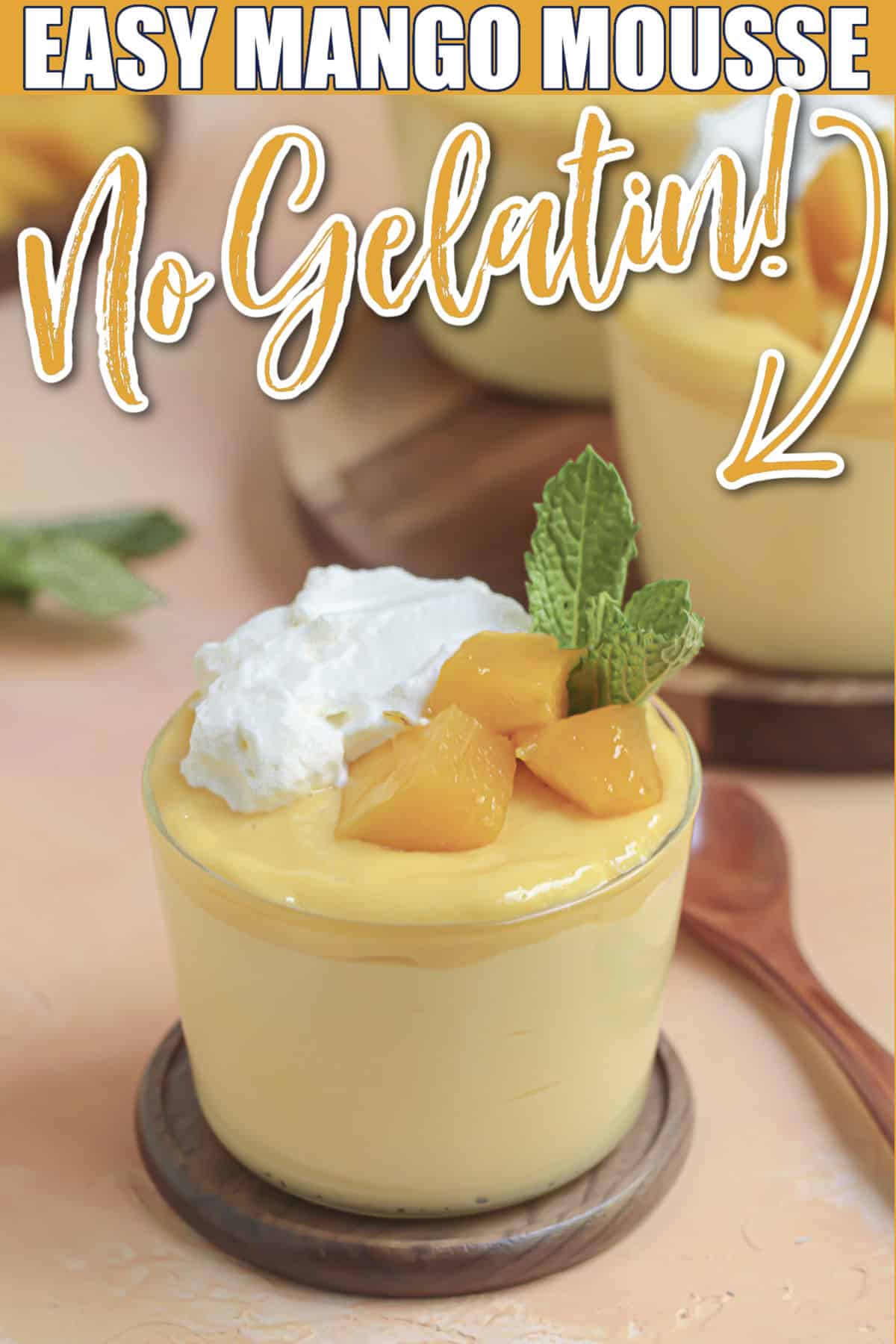 Easy Mango Mousse (No Gelatin) - Frugal Mom Eh!
