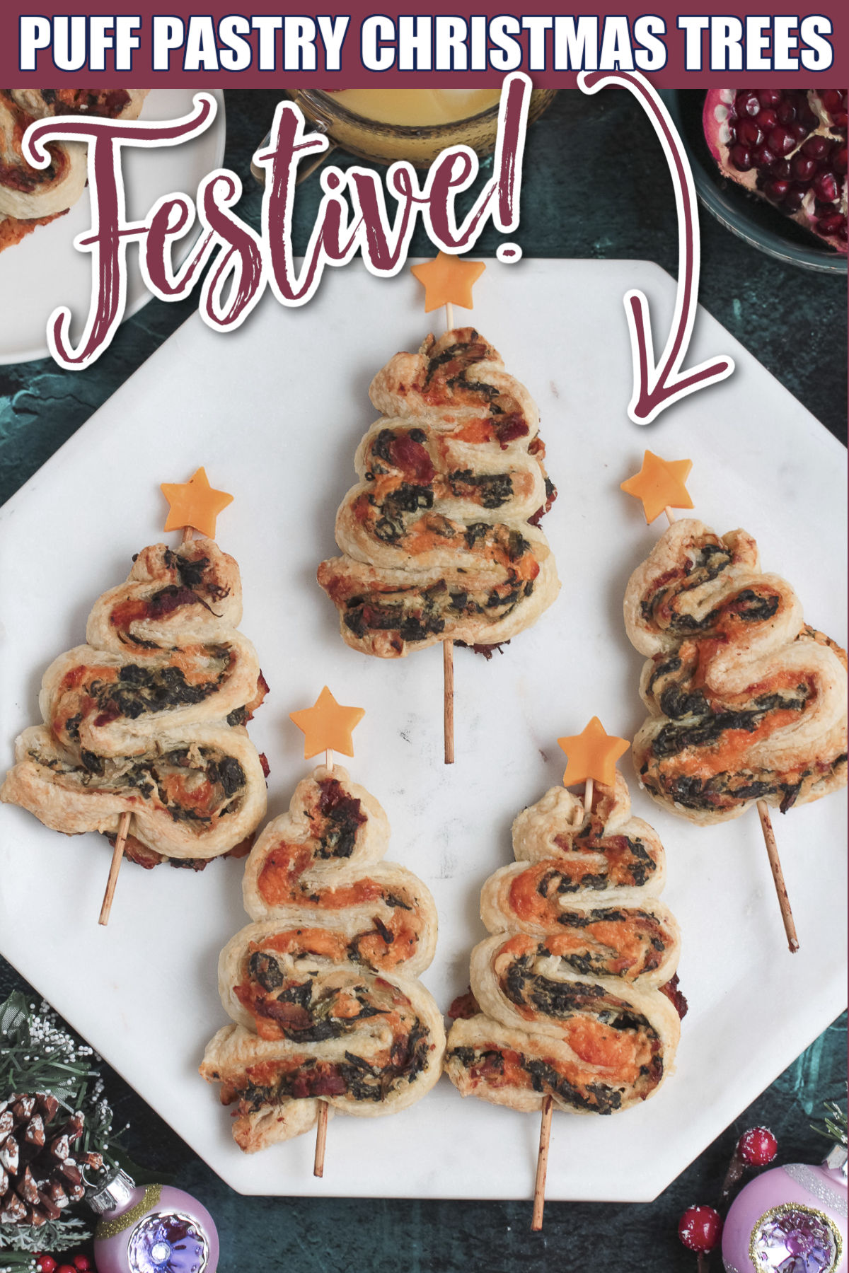 Puff Pastry Christmas Trees - Frugal Mom Eh!