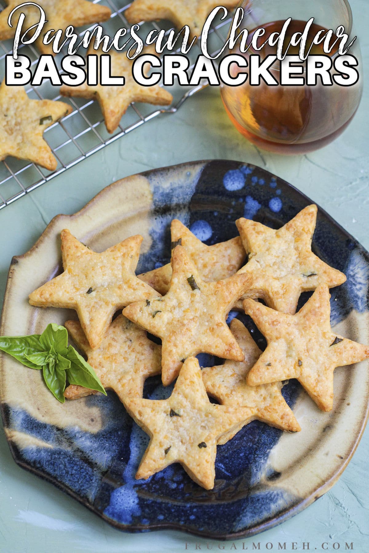 Parmesan Cheddar Basil Crackers - Frugal Mom Eh!