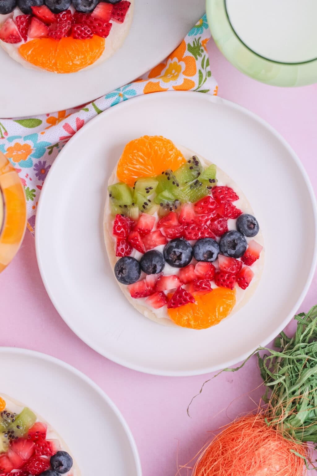 Easter Egg Fruit Pizza Cookies - Frugal Mom Eh!