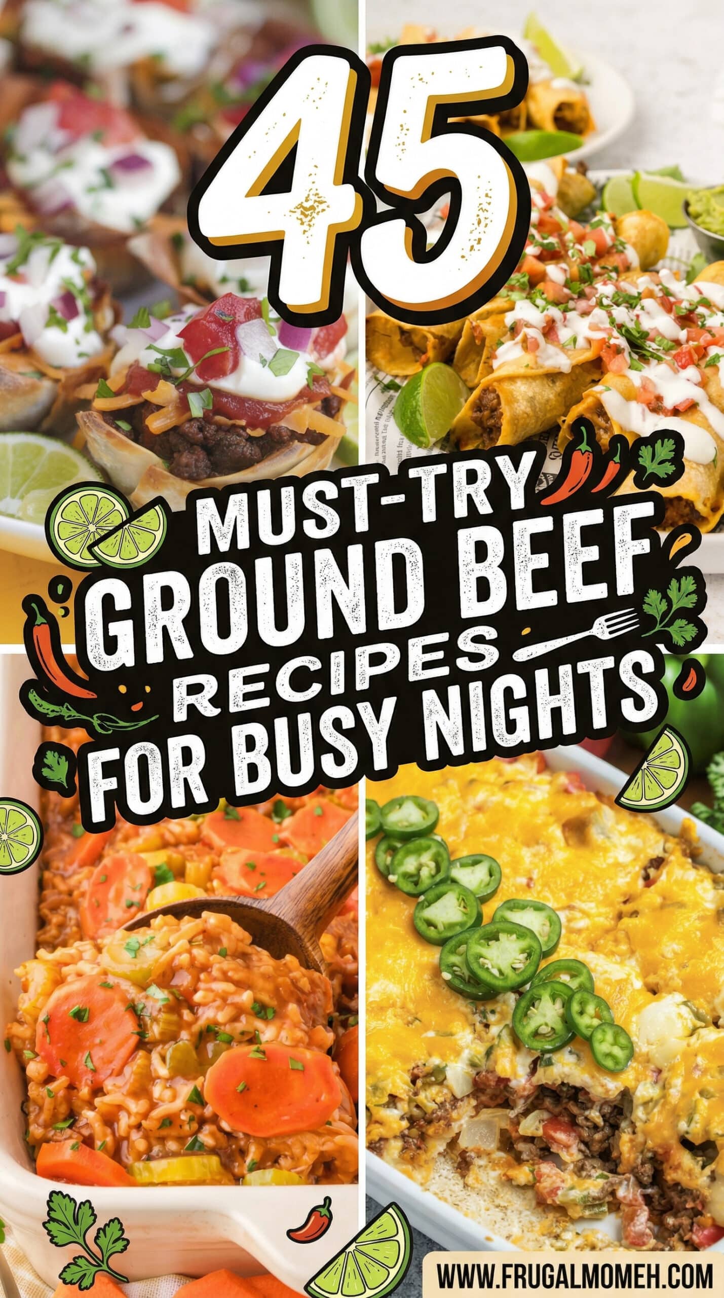 45 Must-Try Ground Beef Recipes for Busy Nights - Frugal Mom Eh!