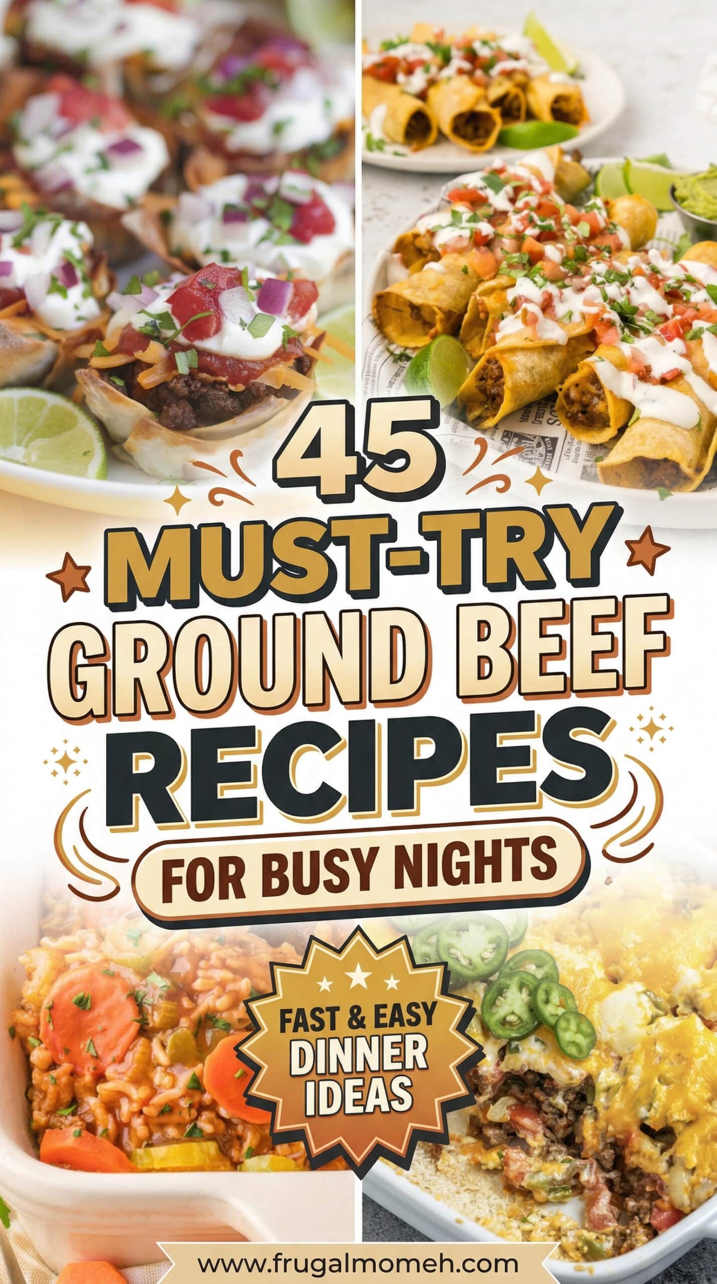 45 Must-Try Ground Beef Recipes for Busy Nights - Frugal Mom Eh!
